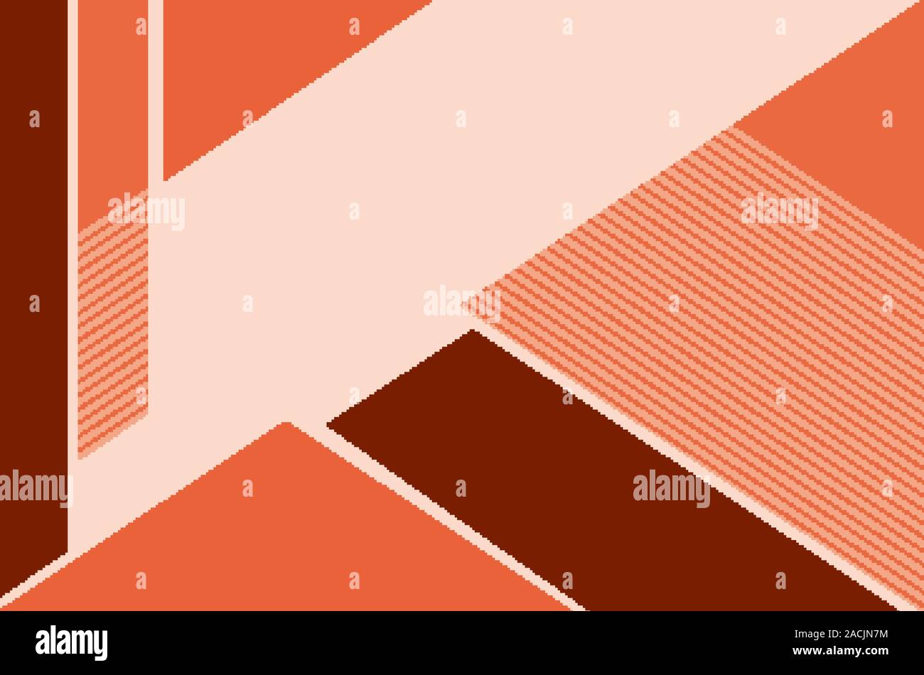Background design with abstract patterns in orange illustration Stock ...