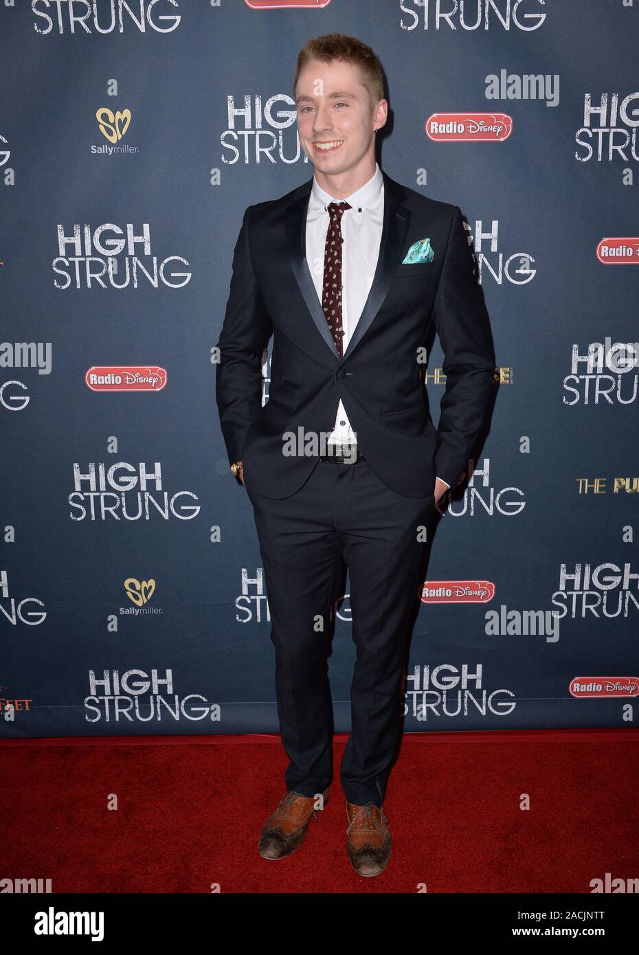 LOS ANGELES, CA - MARCH 29, 2016: Actor Thomas Russell at the premiere ...