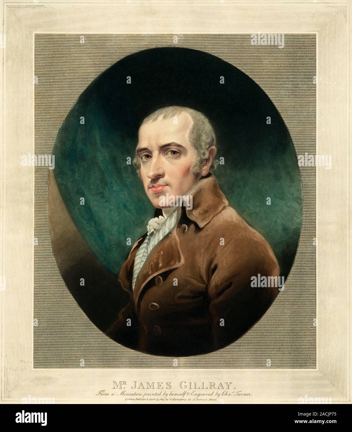 James Gillray (1756-1815), British caricaturist. Gillray was mainly ...