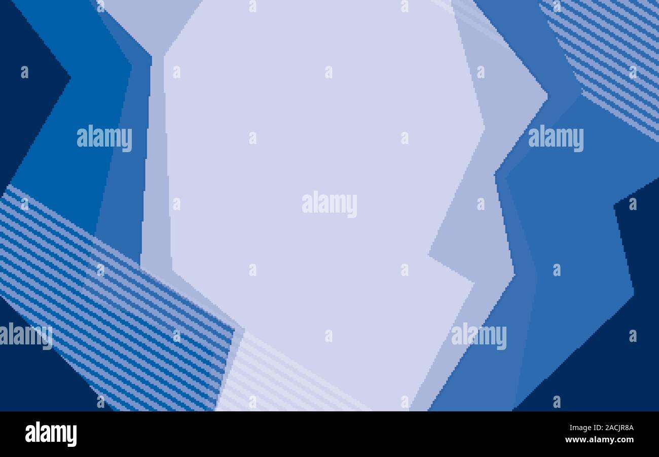 Background design with abstract patterns in blue illustration Stock ...