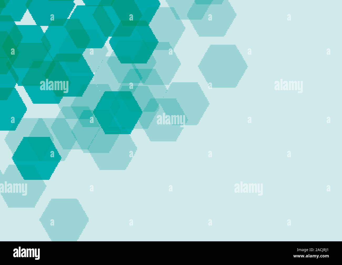 Background design with hexagon patterns in green illustration Stock ...