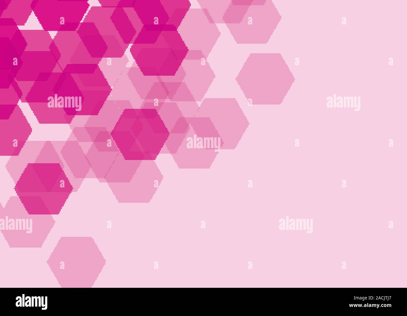 Background design with pink hexagon patterns illustration Stock Vector ...