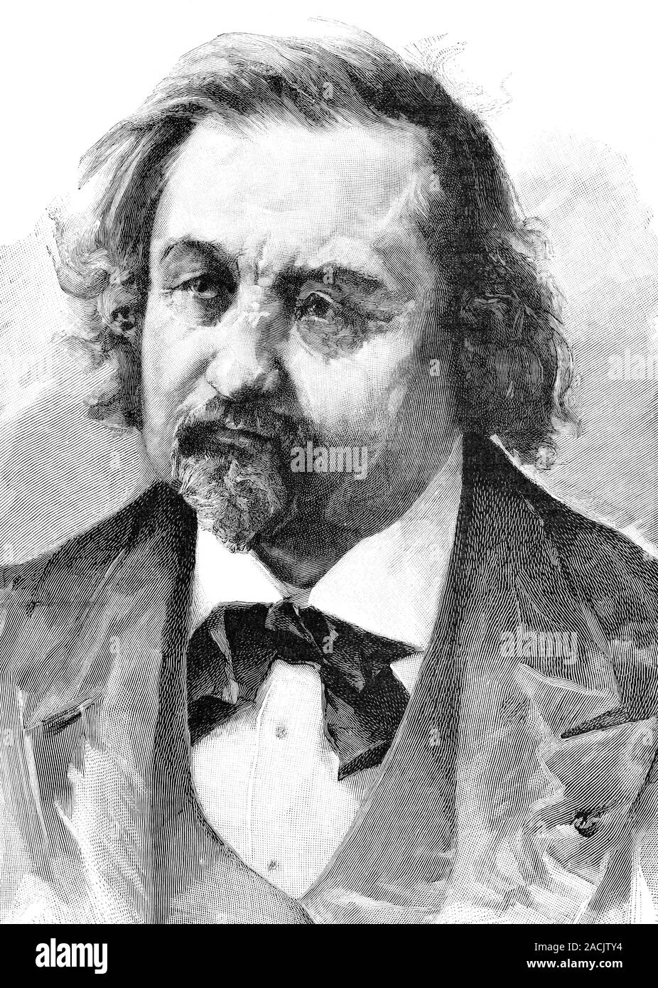 Joseph Louis Francois Bertrand (1822-1900), French mathematician ...