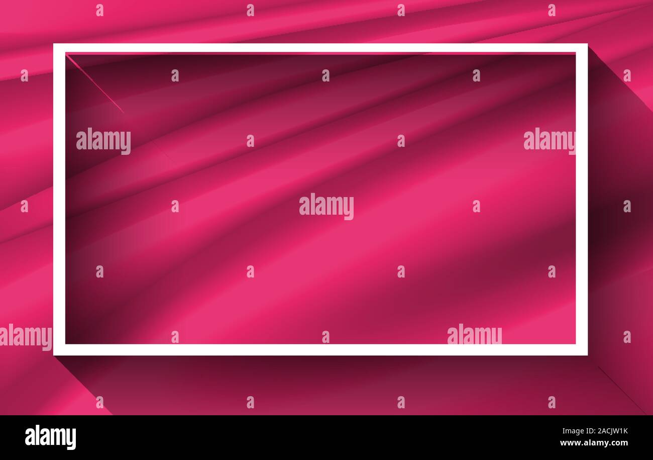 Frame template design with pink background illustration Stock Vector ...