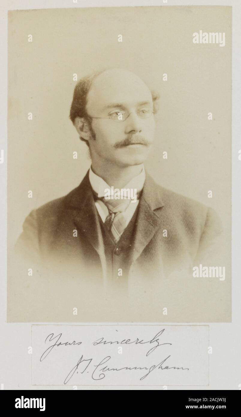 Joseph Thomas Cunningham (1859-1935), zoologist. Cunningham is best ...