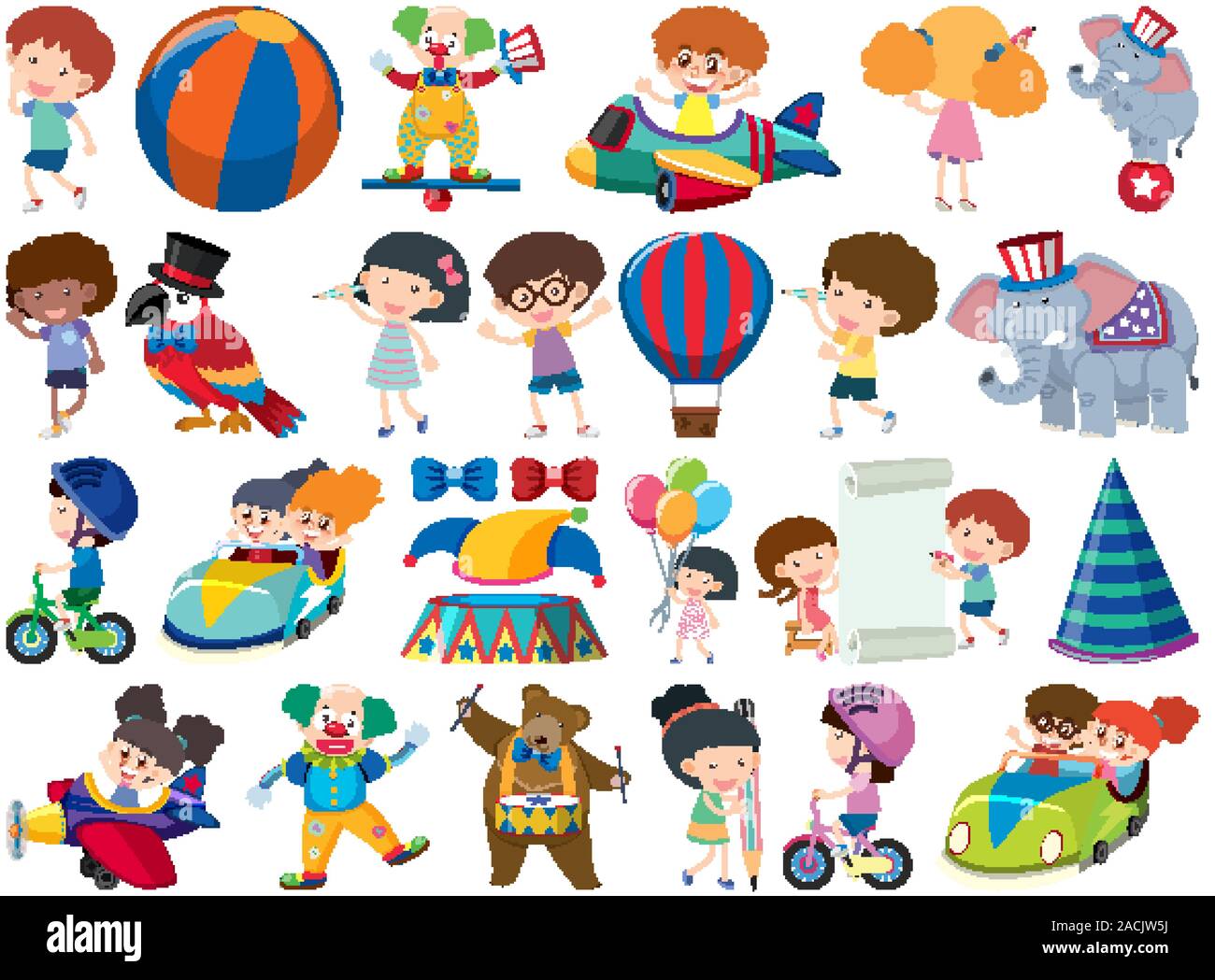 Female cycle circus Stock Vector Images - Alamy