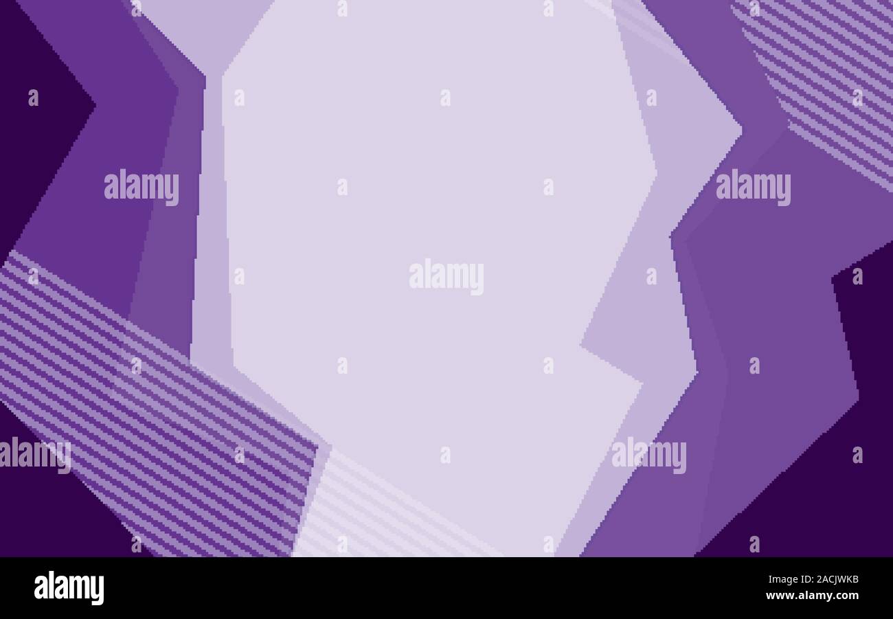 Background design with purple abstract patterns illustration Stock ...