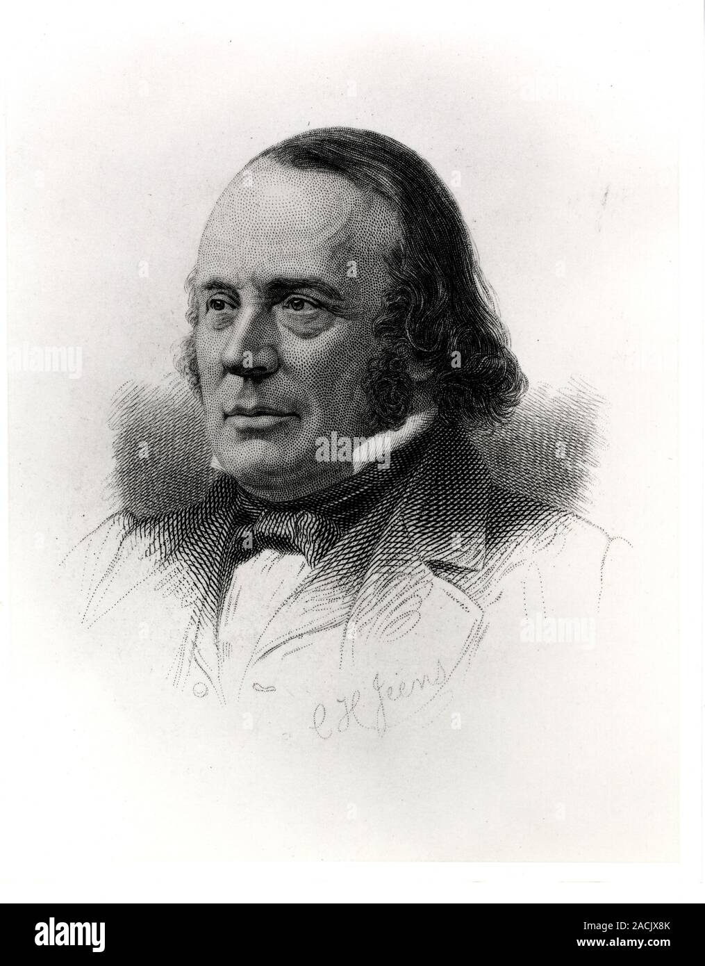 Jean Louis Rodolphe Agassiz (1807-1873), Swiss-US naturalist Stock ...