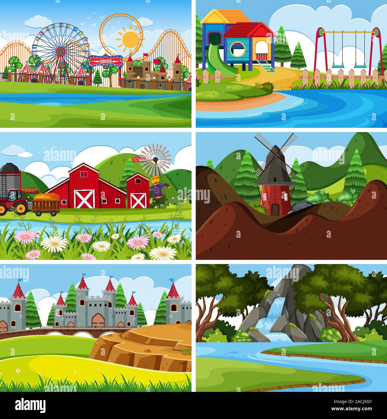 Including playground Stock Vector Images - Alamy