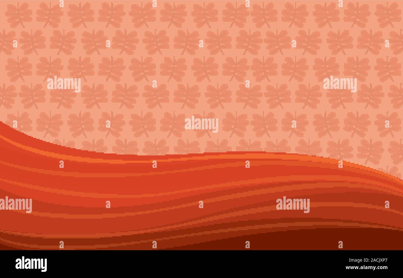 Background design with orange abstract patterns illustration Stock ...