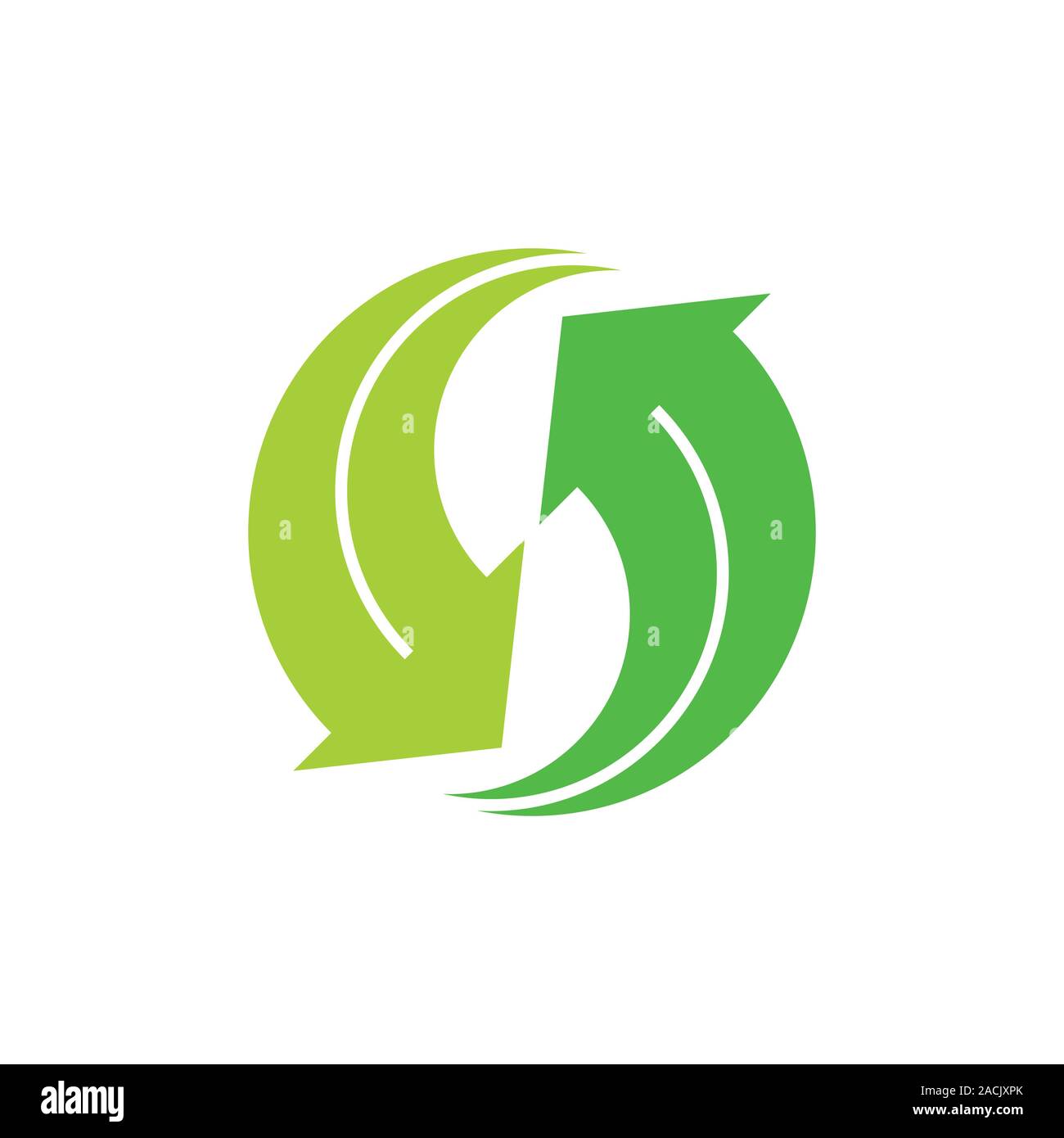 rotate geometric arrow circle motion logo vector Stock Vector Image ...