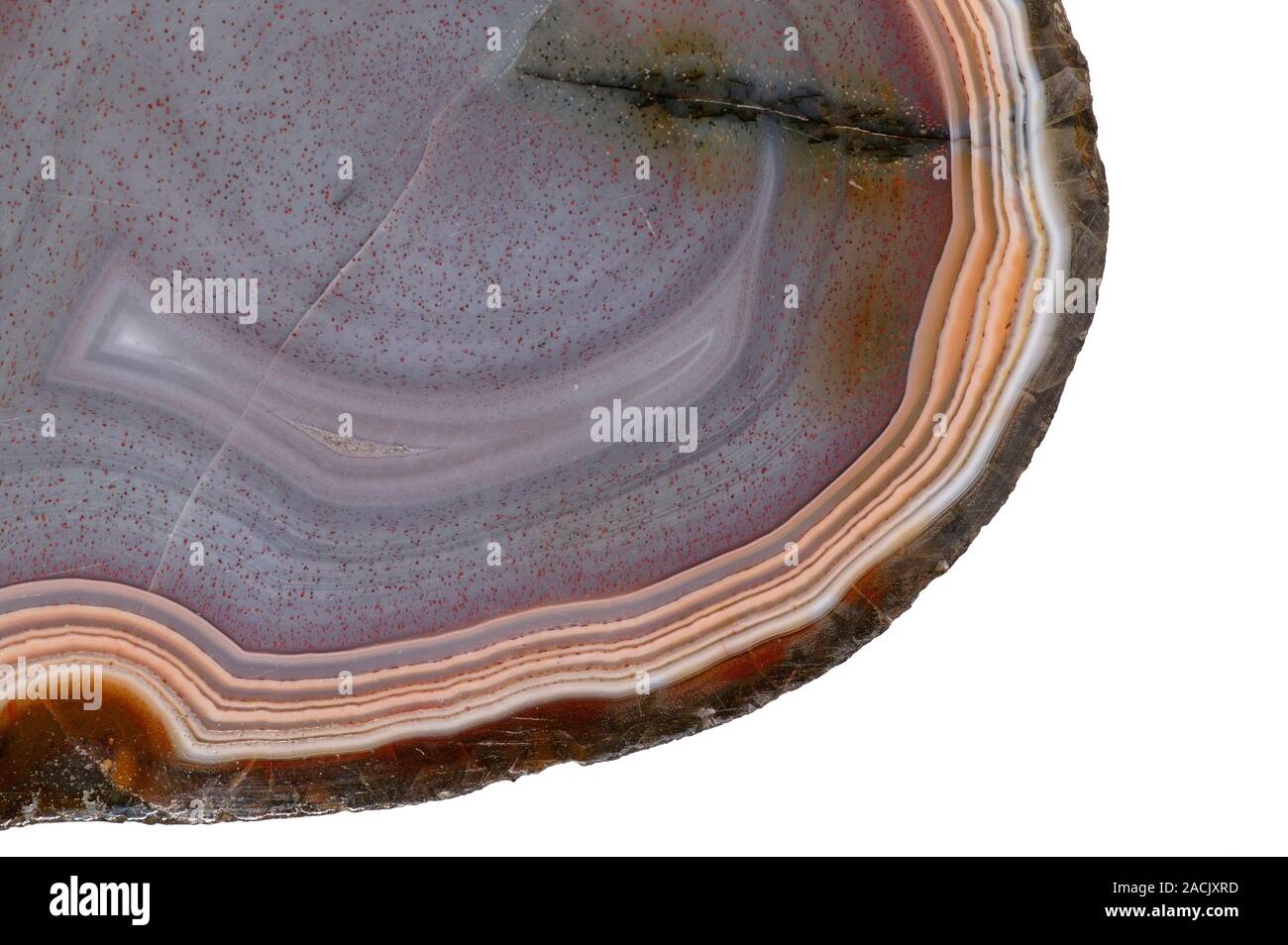 Agate (Silicon dioxide) specimen from Germany Stock Photo - Alamy