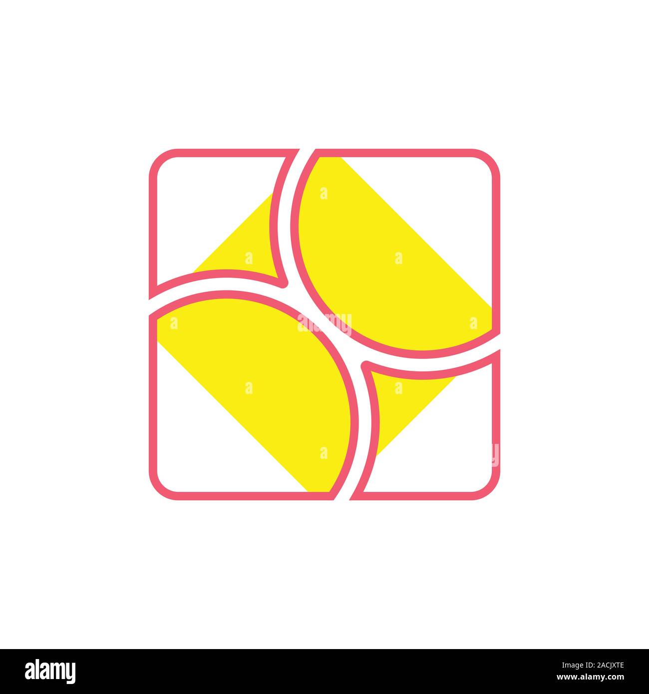 abstract square frame geometric logo vector Stock Vector Image & Art ...