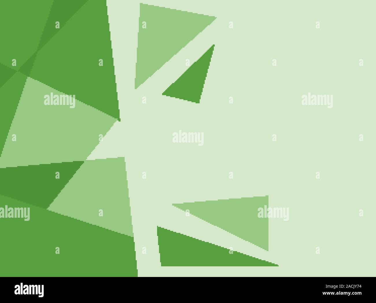 Background design with green abstract patterns illustration Stock ...