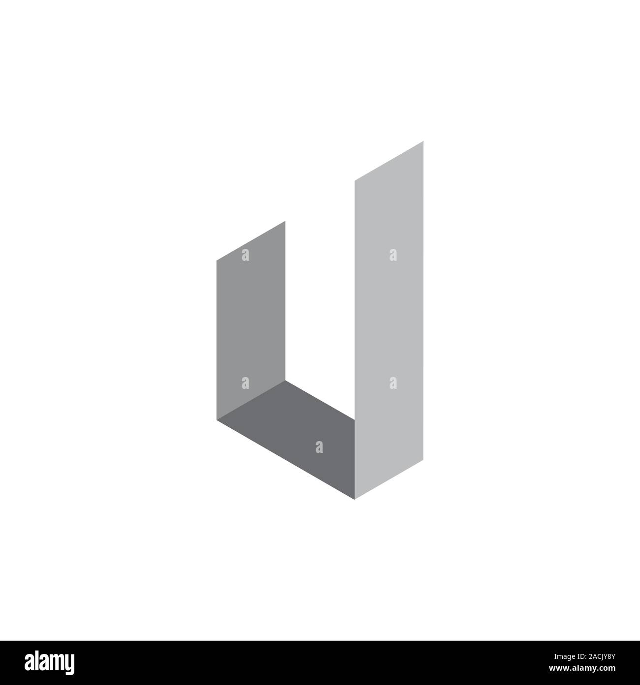 letter j simple geometric 3d logo vector Stock Vector Image & Art - Alamy