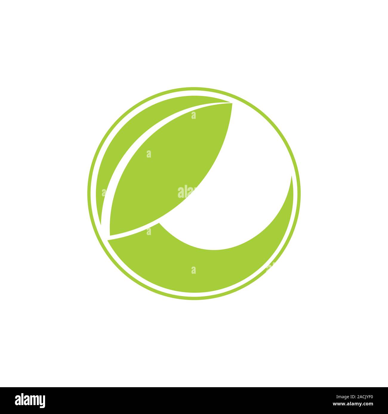 letter e geometric leaf circle logo vector Stock Vector Image & Art - Alamy