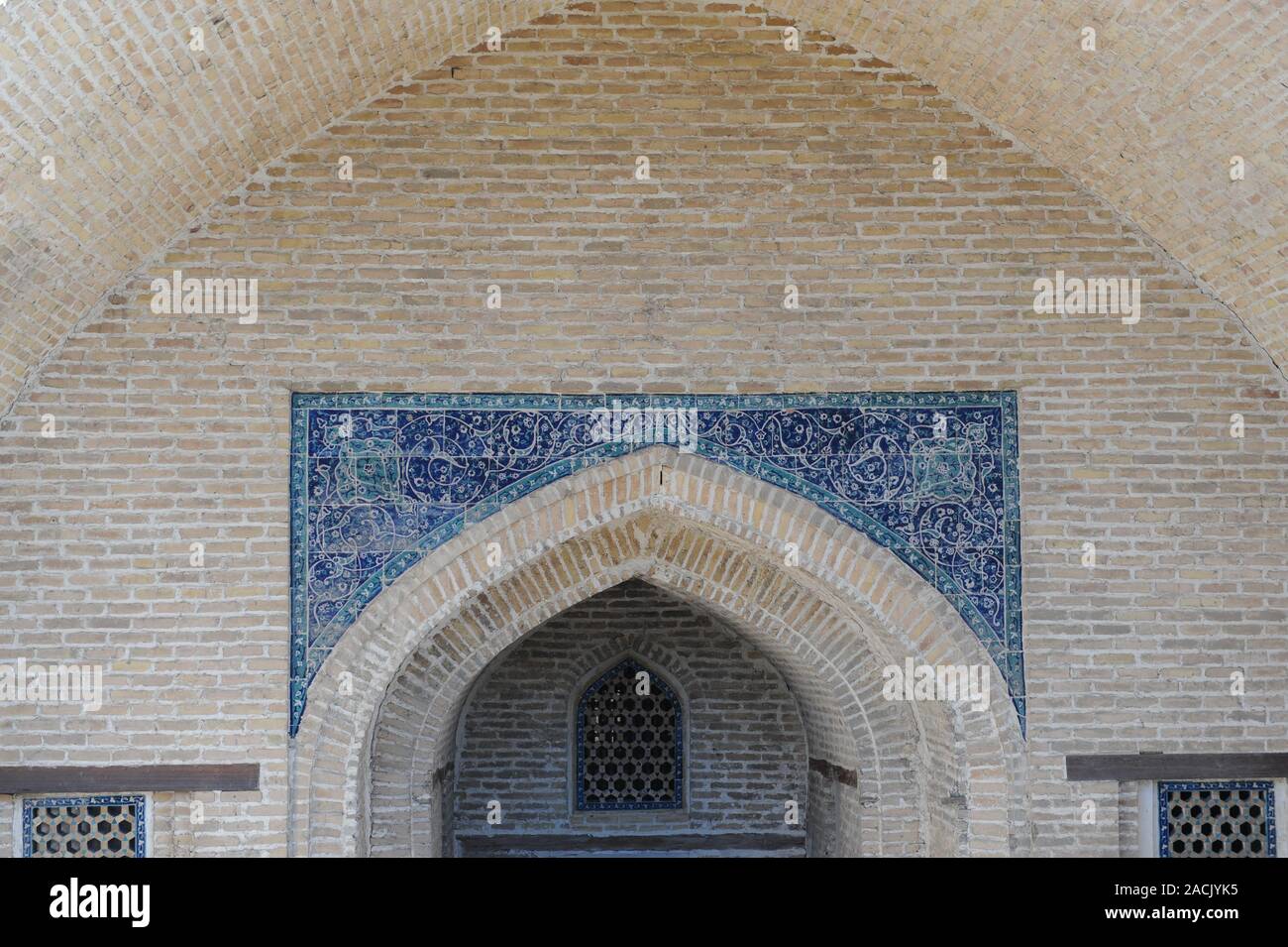 The arch and gates of the ancient Asian traditional ornament. The ...