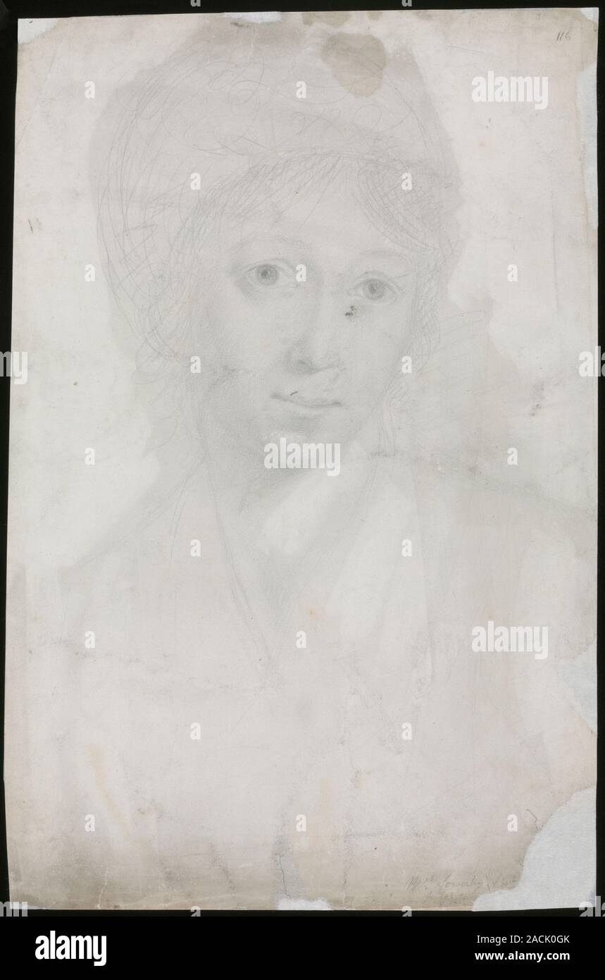 Anne Sowerby, sketched portrait. Anne Brettingham De Carle (1764-1815 ...