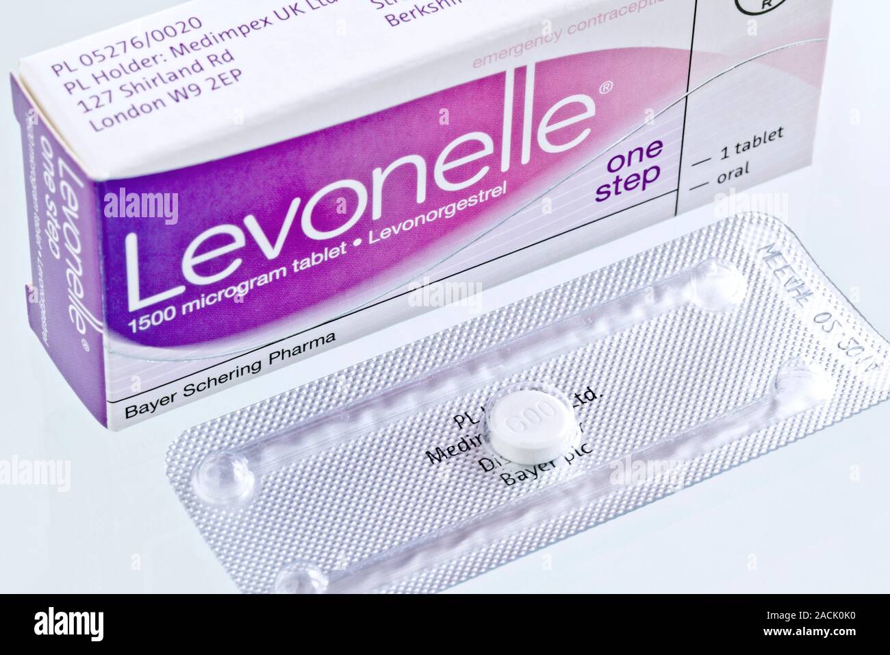 Levonelle emergency contraceptive pill. Levonelle one step morning ...