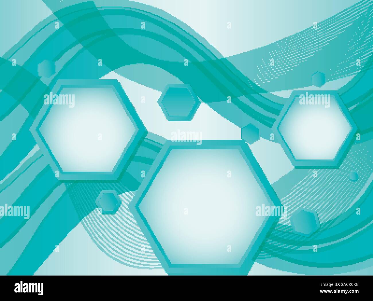 Background design with blue hexagon shape illustration Stock Vector ...
