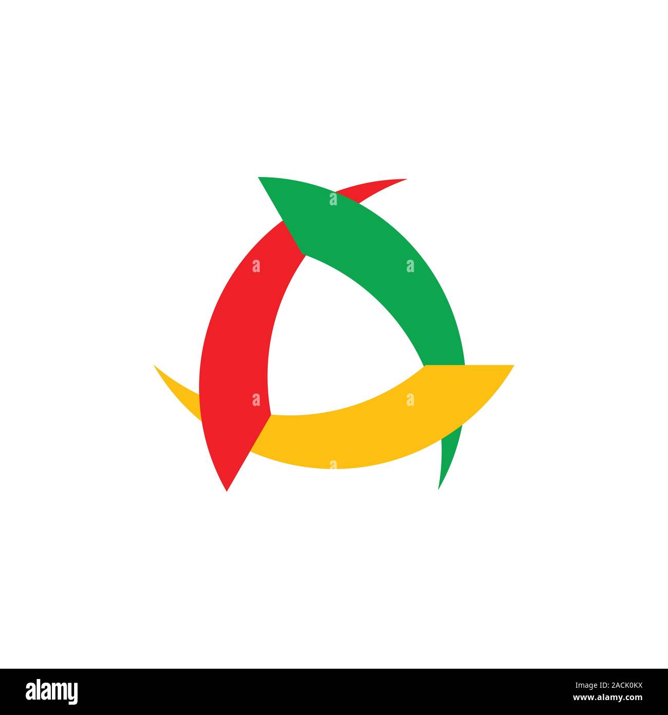 simple colorful curves circle logo vector Stock Vector Image & Art - Alamy