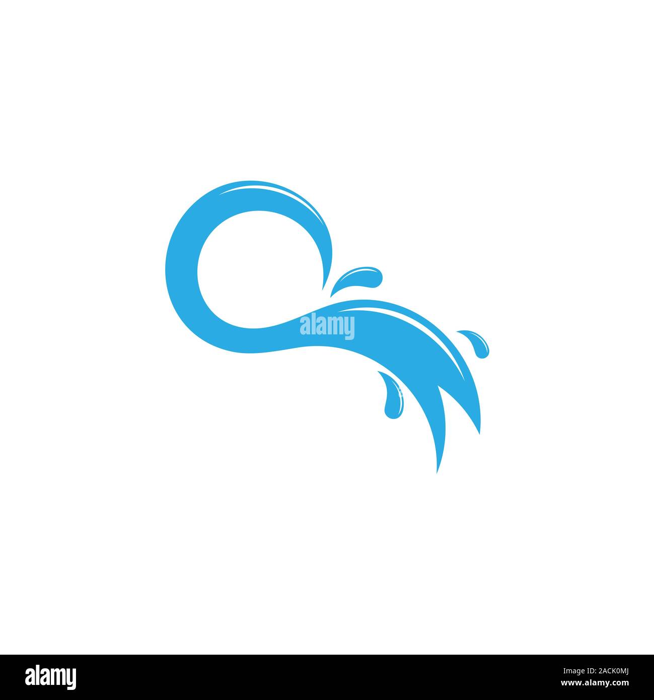 simple water splash logo vector Stock Vector Image & Art - Alamy