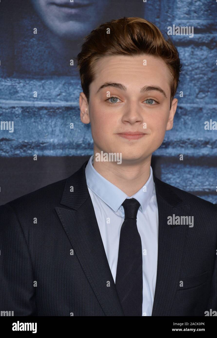 LOS ANGELES, CA. April 10, 2016: Actor Dean-Charles Chapman at the ...