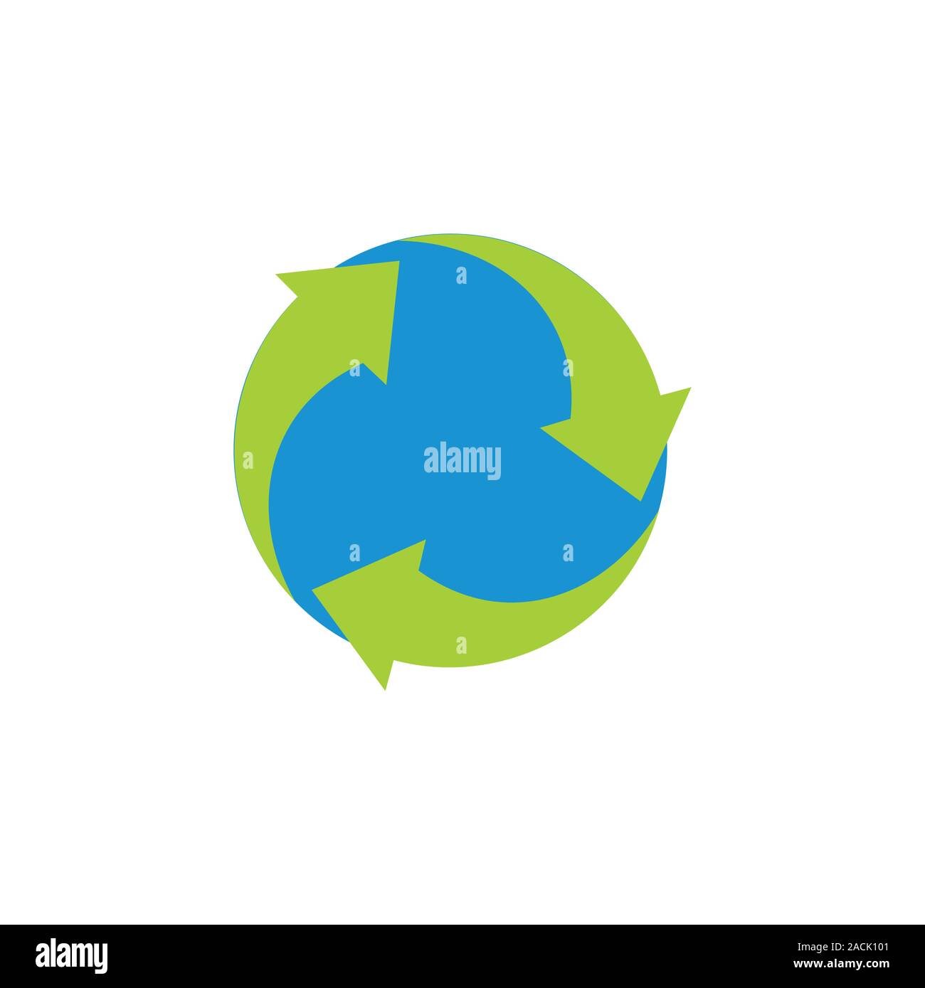 circle rotation negative space global logo vector Stock Vector Image ...