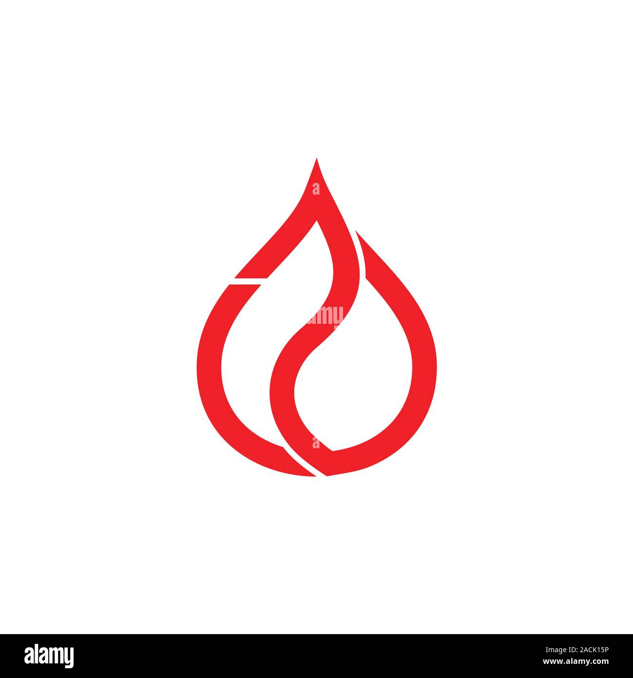 simple geometric flame logo vector Stock Vector Image & Art - Alamy