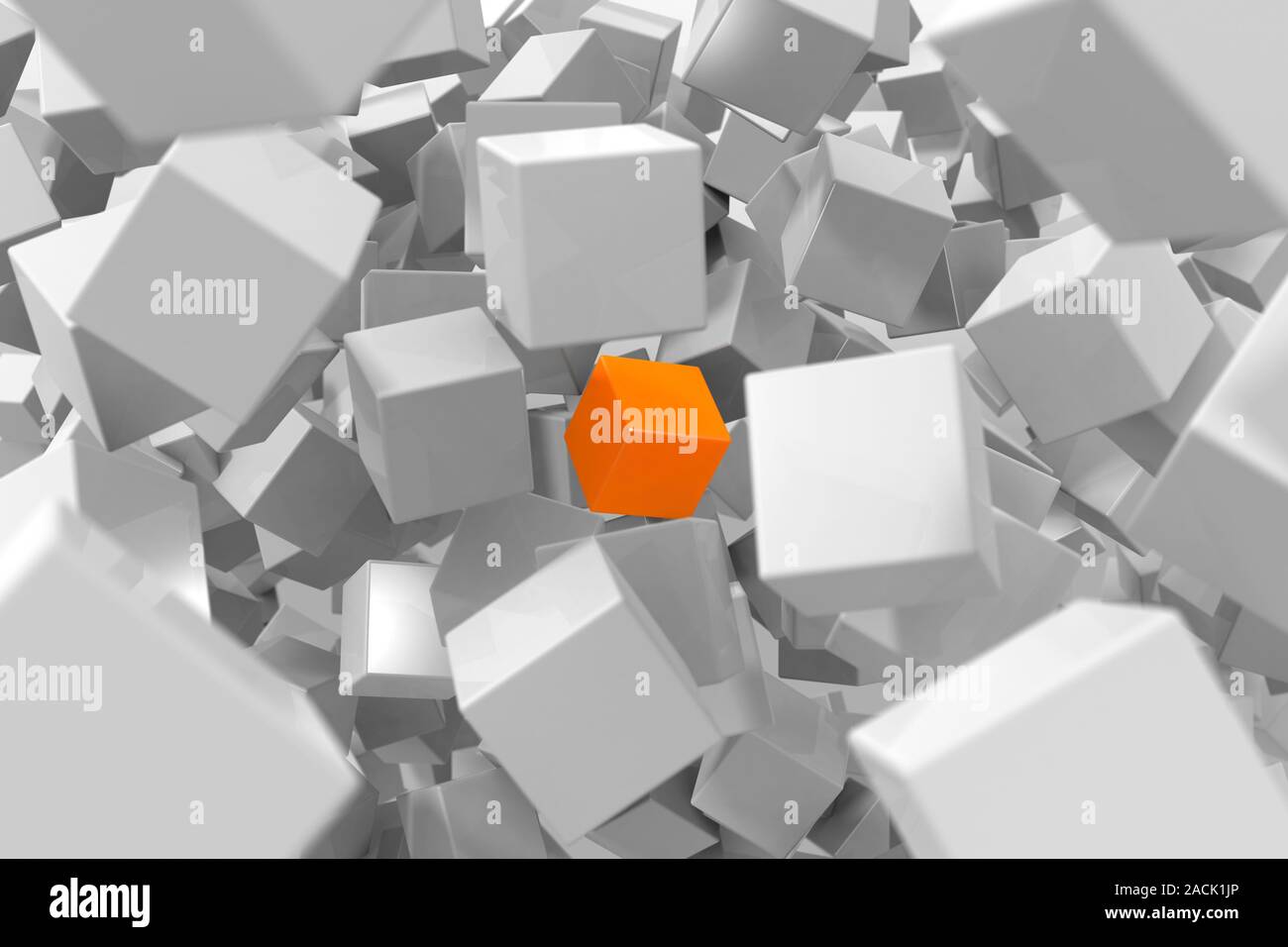 Cancerous cell, conceptual image. Conceptual image representing a ...