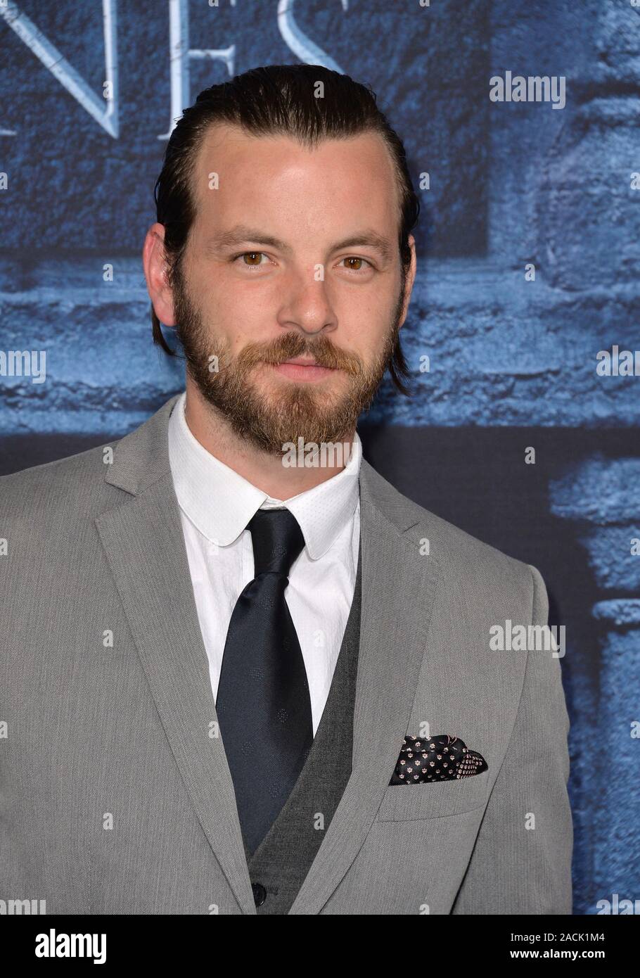 LOS ANGELES, CA. April 10, 2016: Actor Gethin Anthony at the season 6 ...
