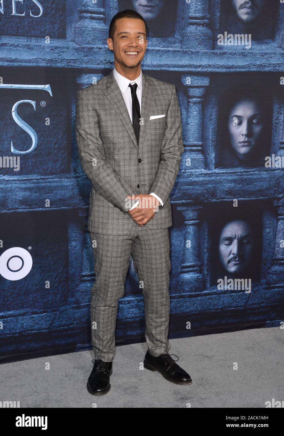 LOS ANGELES, CA. April 10, 2016: Actor Jacob Anderson at the season 6 ...