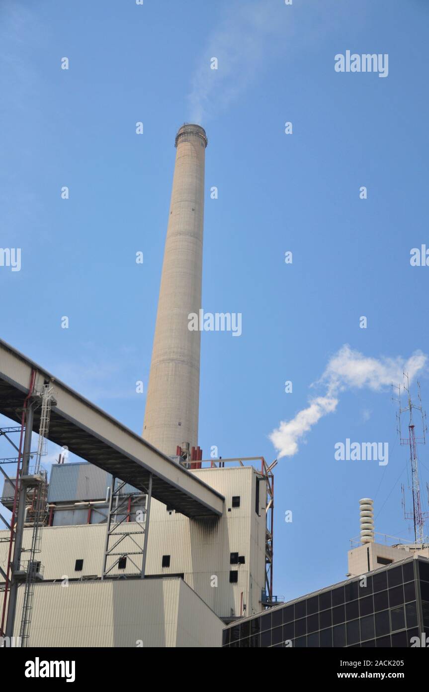 Israel, Hadera, The Orot Rabin coal operated power plant Stock Photo ...