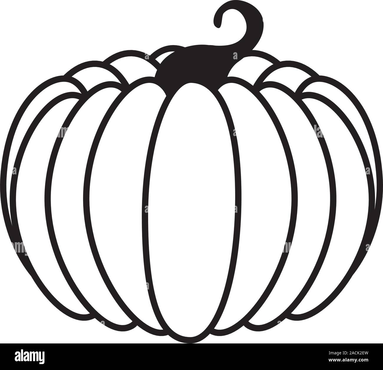 Isolated pumpkin vector design Stock Vector Image & Art - Alamy