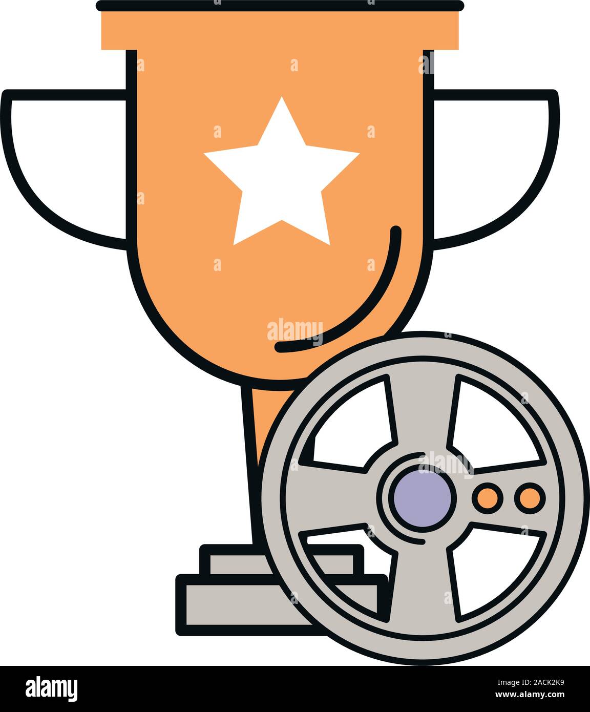 Car trophy Stock Vector Images - Alamy