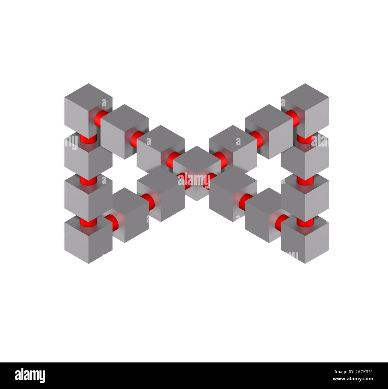 Impossible figure, computer artwork. This is an impossible figure ...