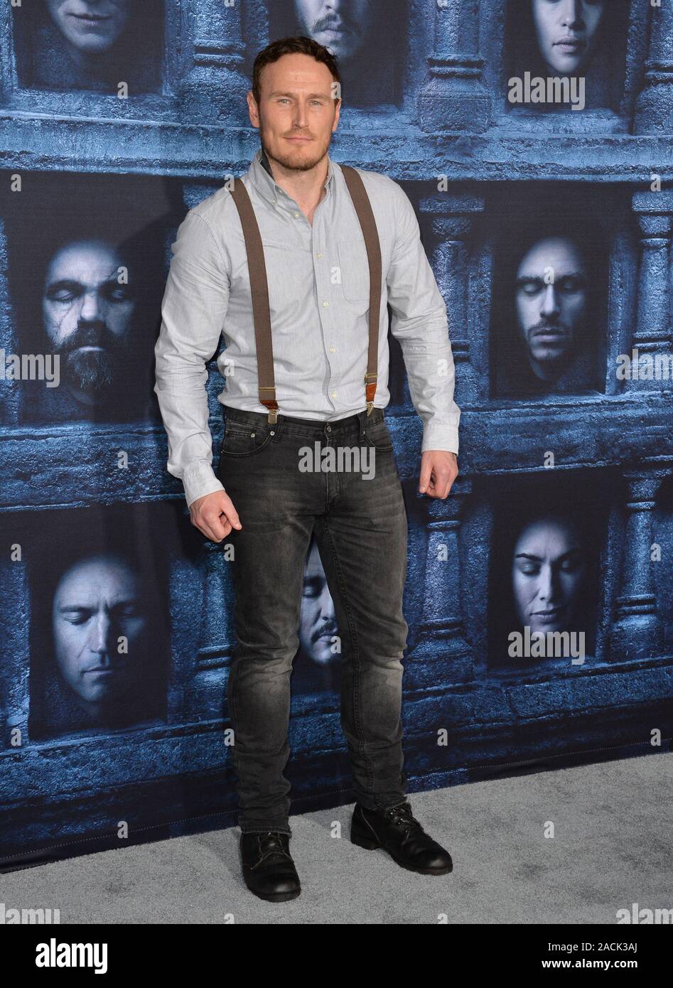 LOS ANGELES, CA. April 10, 2016: Actor Dean S. Jagger at the season 6 ...