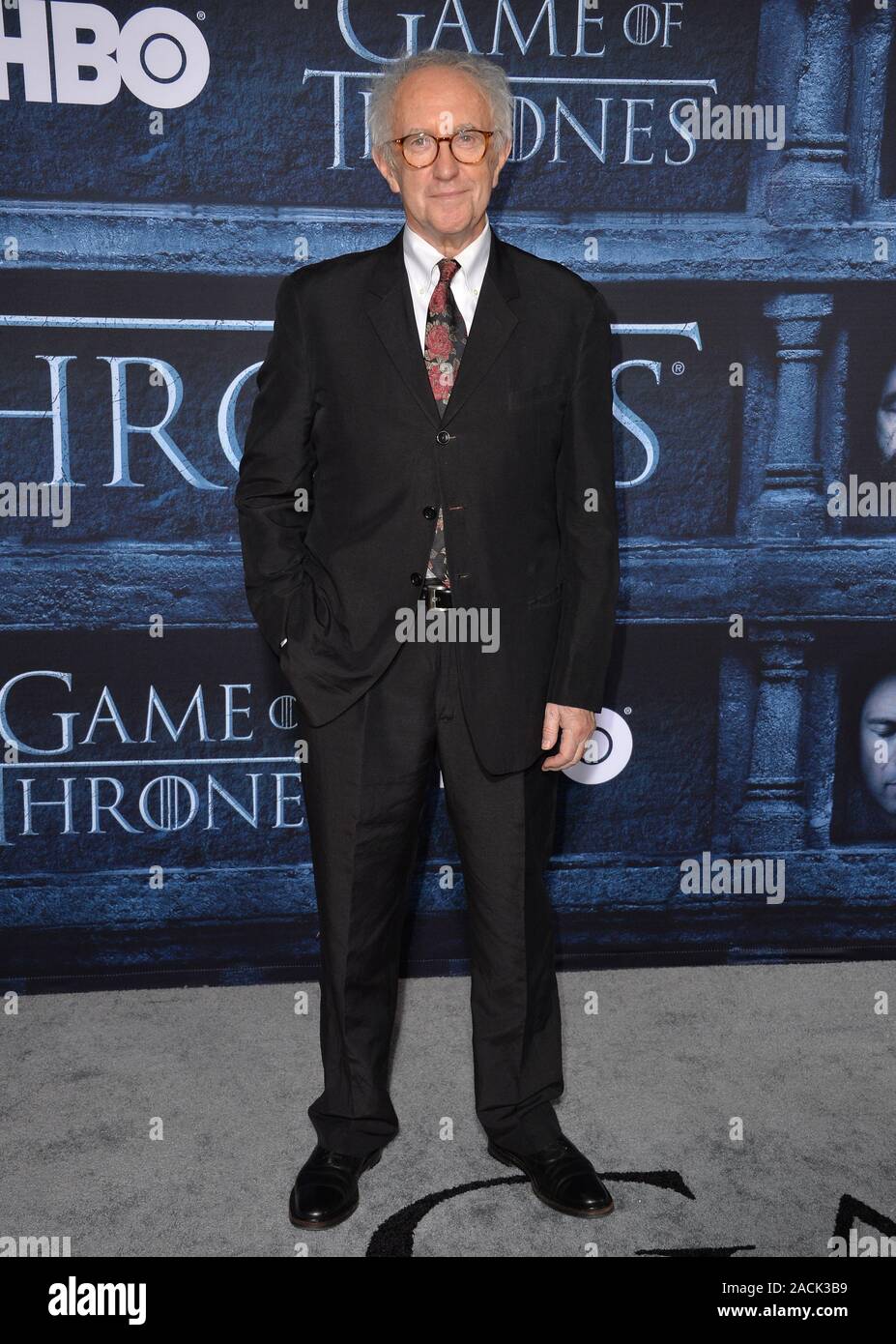 LOS ANGELES, CA. April 10, 2016: Actor Jonathan Pryce at the season 6 ...