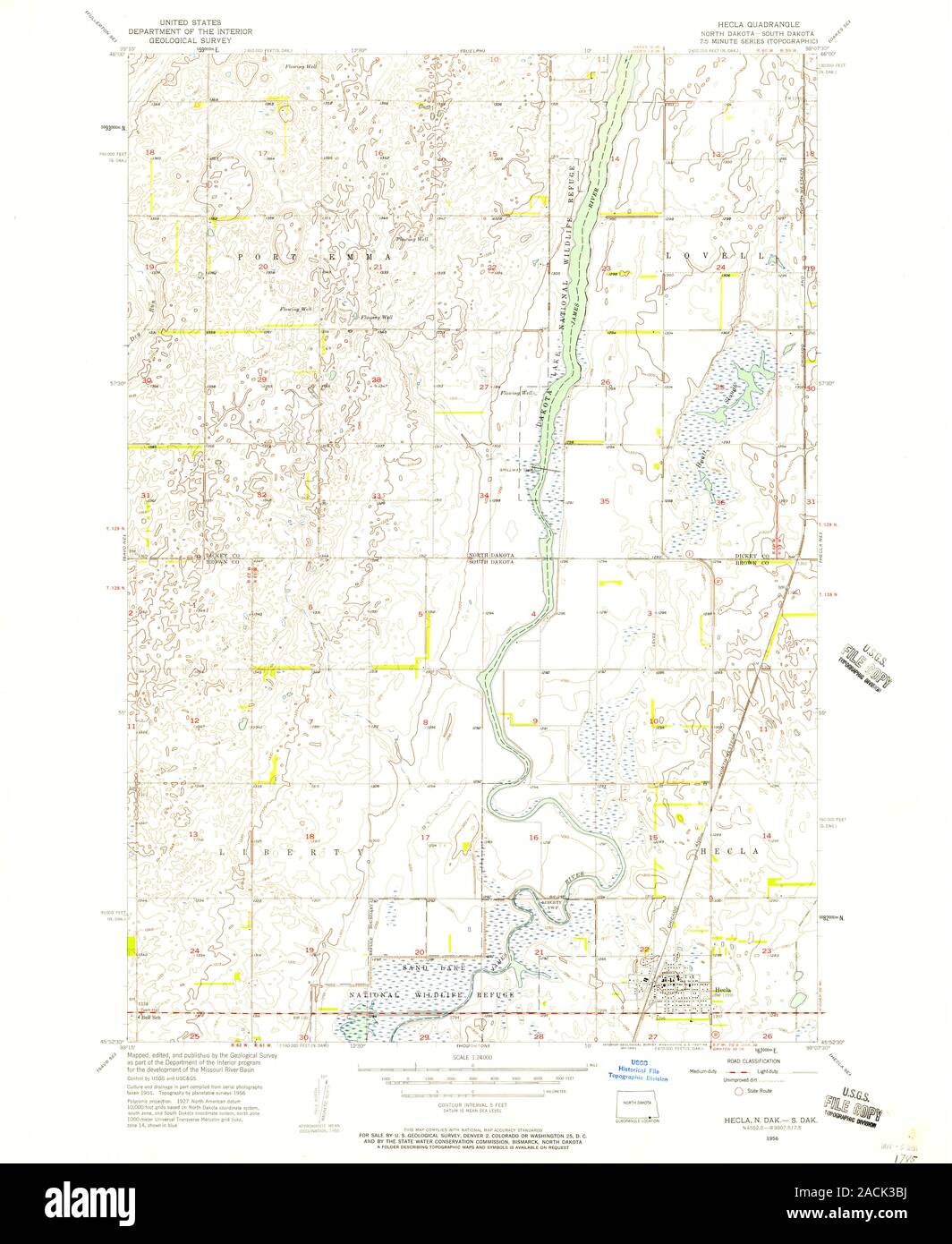 Hecla map hi-res stock photography and images - Alamy