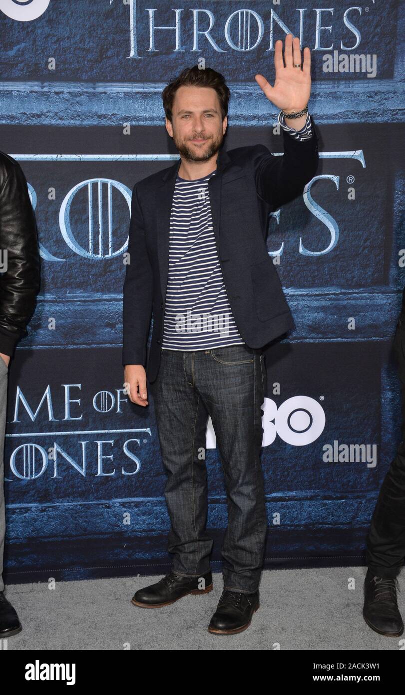 LOS ANGELES, CA. April 10, 2016: Actor Charlie Day at the season 6 ...