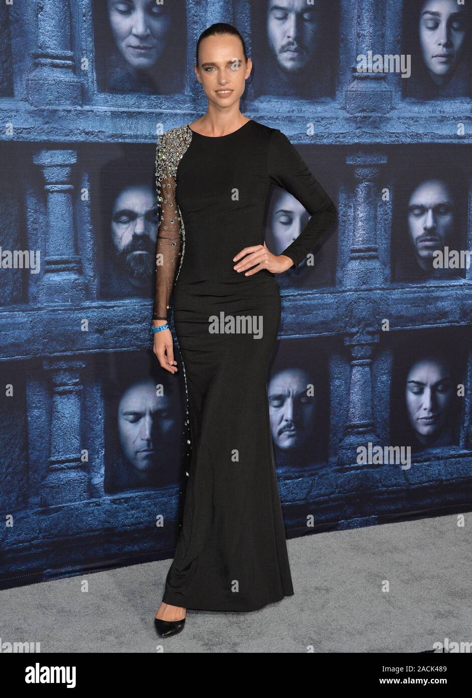 LOS ANGELES, CA. April 10, 2016: Model Masha Rudenko at the season 6 ...