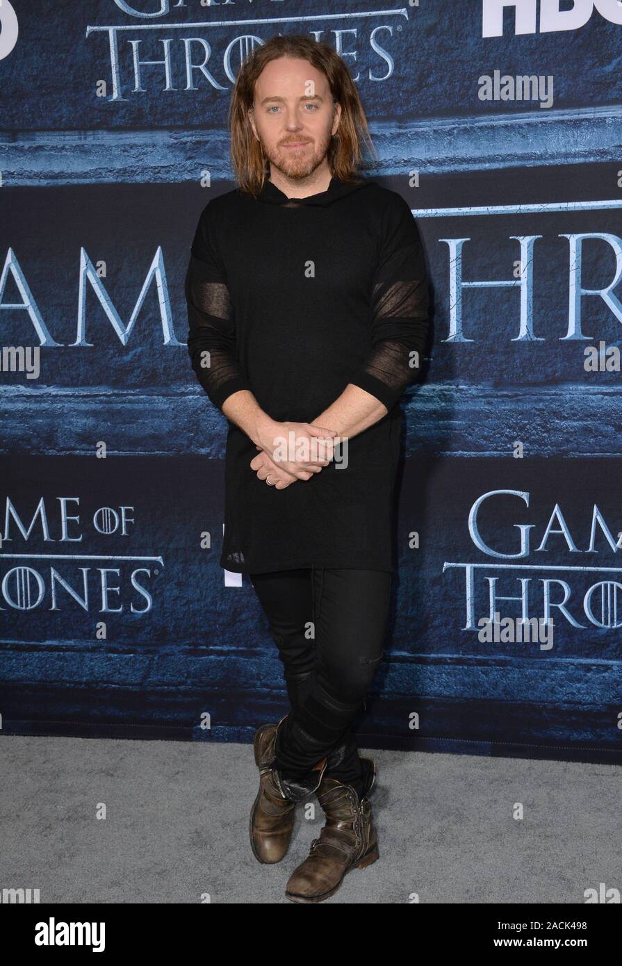 LOS ANGELES, CA. April 10, 2016: Actor Tim Minchin at the season 6 ...