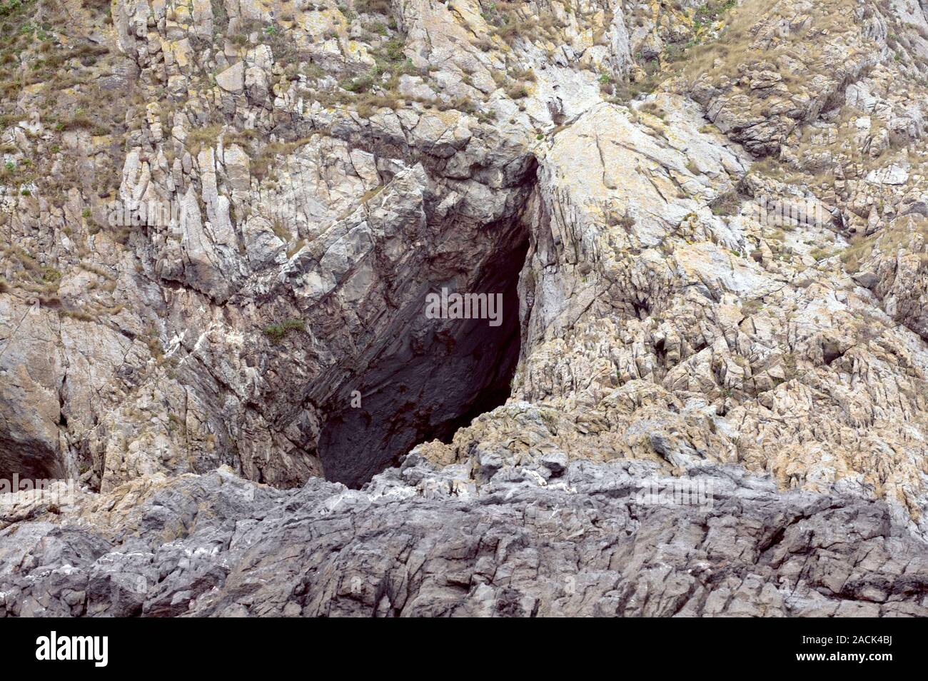Paviland Cave. Located on the Gower Peninsula in southern Wales, this ...