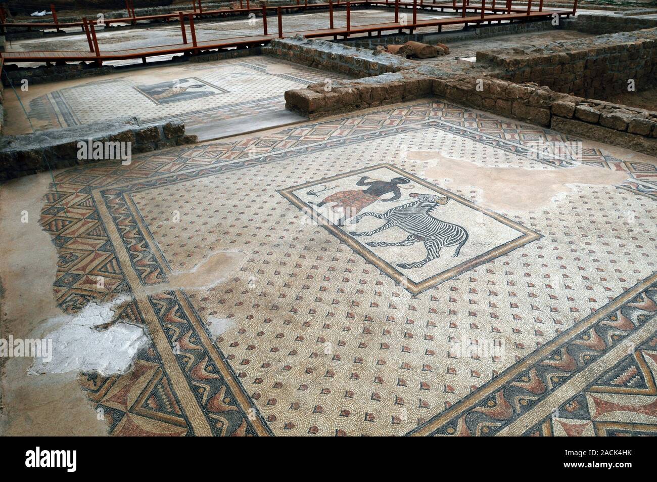 Byzantine mosaics. These mosaics were built in the ancient city of ...