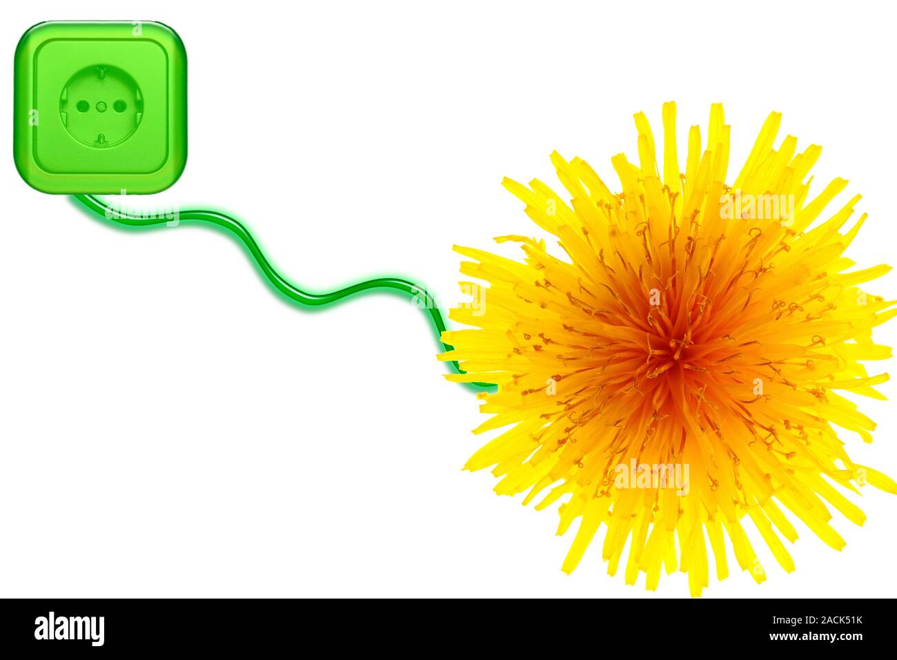 Eco-friendly power, conceptual image Stock Photo - Alamy
