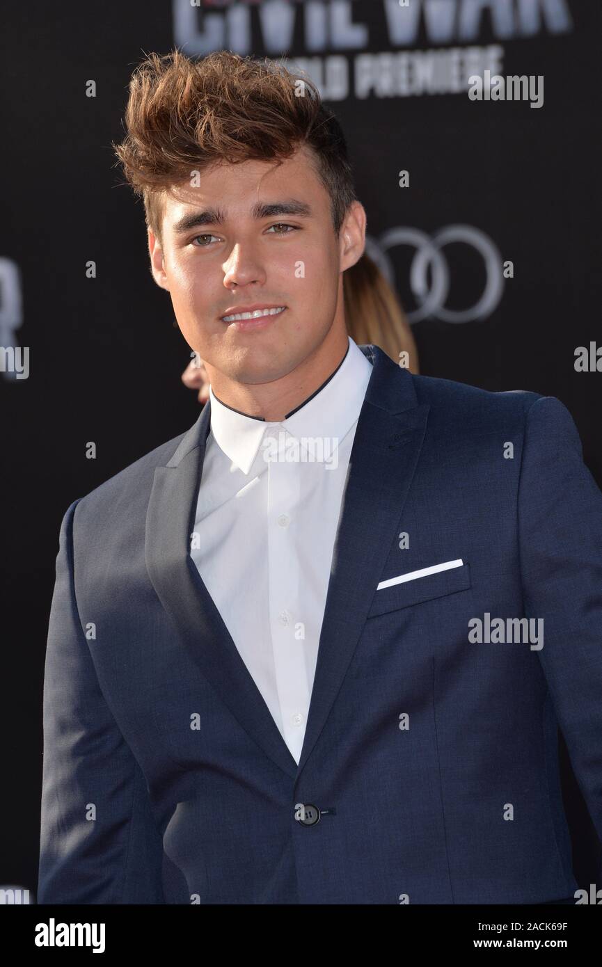 LOS ANGELES, CA. April 12, 2016: Actor Jorge Blanco at the world ...