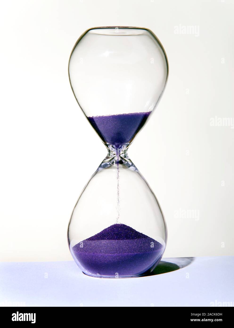 Hourglass. Conceptual image representing the passage of time Stock ...