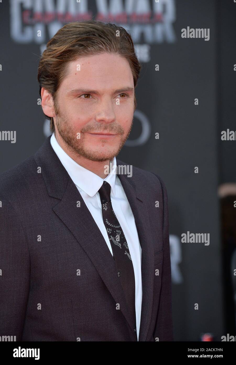 LOS ANGELES, CA. April 12, 2016: Actor Daniel Bruhl at the world ...