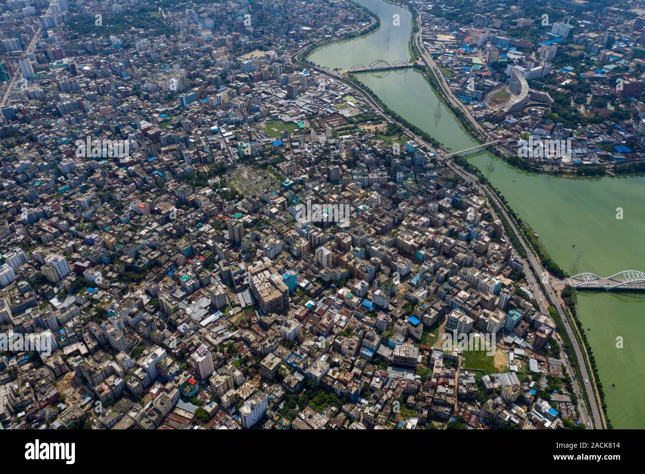 Aerial view of Dhaka, the Capital of Bangladesh Stock Photo - Alamy