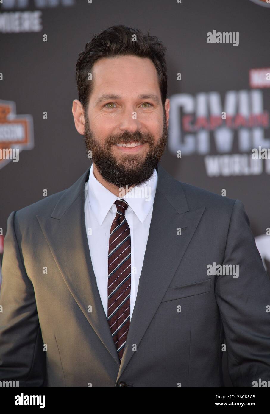 LOS ANGELES, CA. April 12, 2016: Actor Paul Rudd at the world premiere ...